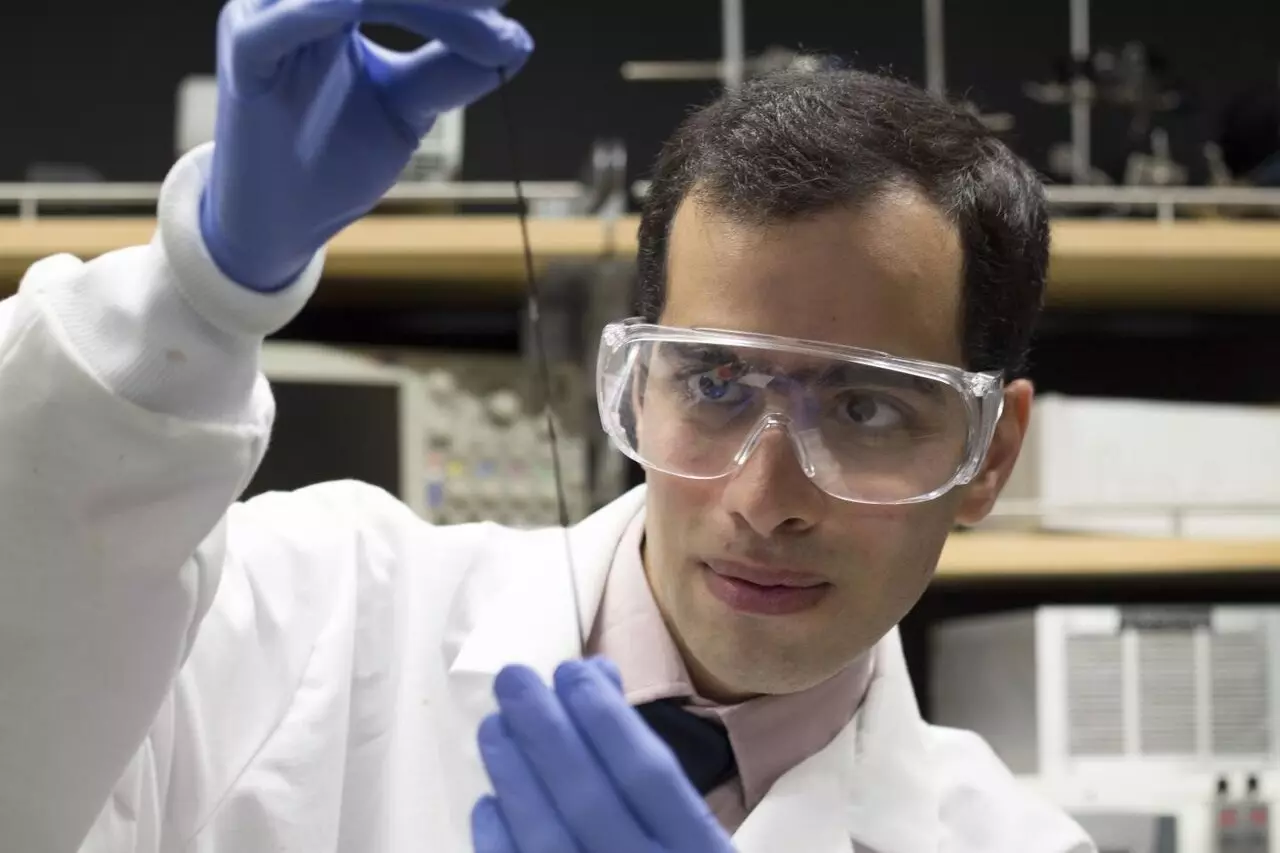 Forscher entwickeln waschbaren Sensor, der in Materialien eingewebt werden kann